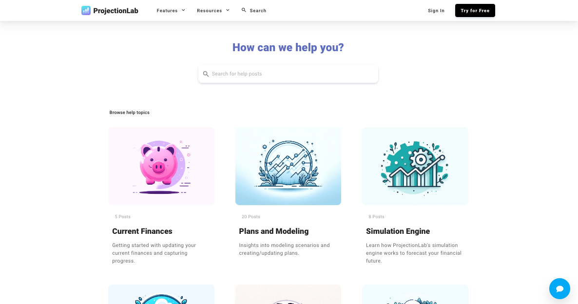 Help Center - ProjectionLab