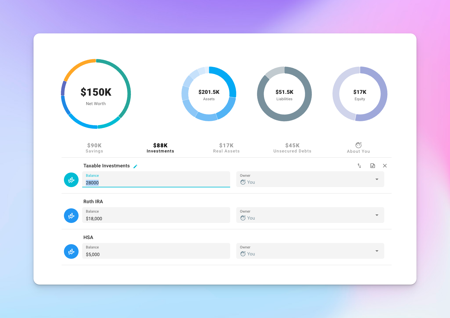 How do I update account balances over time? - ProjectionLab