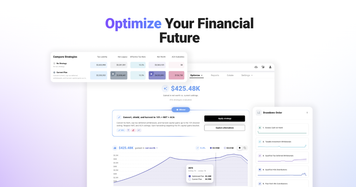 Optimize Your Financial Future - ProjectionLab